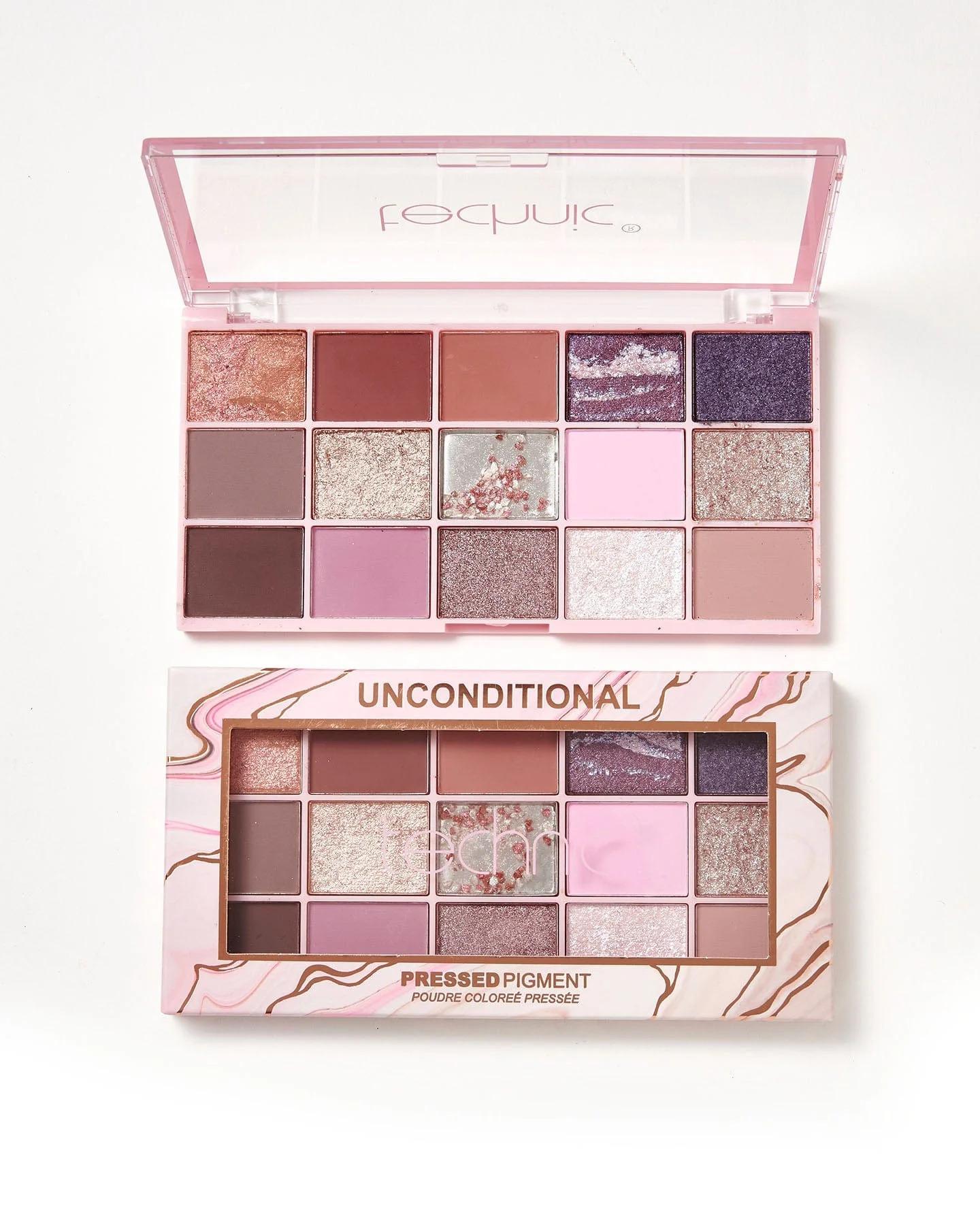 Valene Cosmetics | Technic 15 Shade Eyeshadow Palette - Unconditional ...